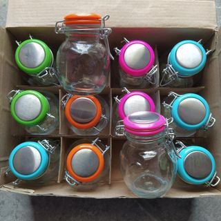 Set 12 barattolini colorati 