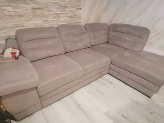 divano letto con penisola contenitore