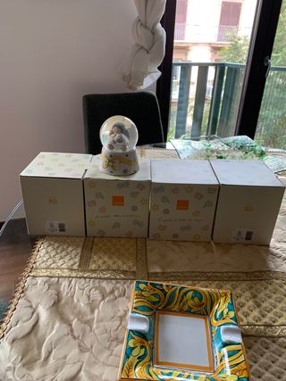 Thun 4 palla di neve con angelo 