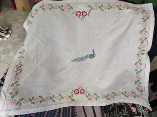 Centrotavola quadrato vintage. 