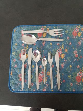 servizio posate 74 pezzi acciaio