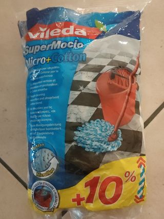 vileda. mocio microfibra più cotone