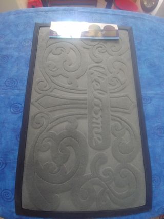 Tappeto zerbino con gomma nuovo Divina 