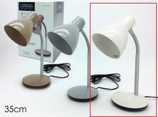 lampada da scrivania 35cm colore bianco