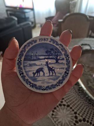 piattino  vintage del 1987