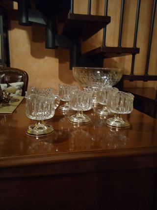 Bicchieri/coppette con coppa coordinata