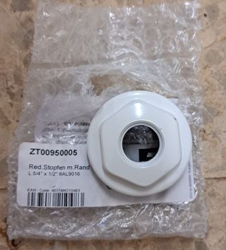 Tappi con bordo L5/4" x 1/2" RAL9016 ZT00950005