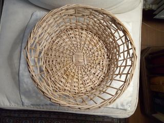 Cesto in Vimini. 40cm di Diametro. 12 di altezza