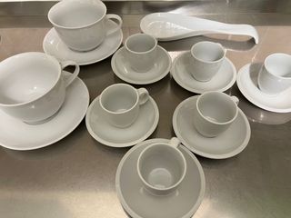 Servizio caffè, colazione e poggia mestolo