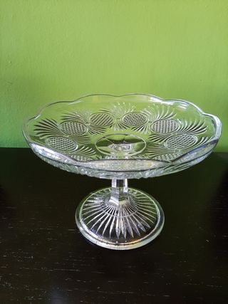 Alzata in vetro Vintage 