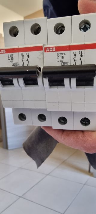 interruttori magnetotermici ABB