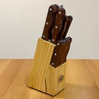 England Set 12 Coltelli + Ceppo in Legno