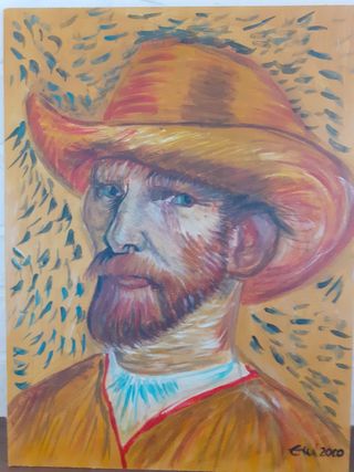 VAN GOGH AUTORITRATTO RIPRODUZIONE