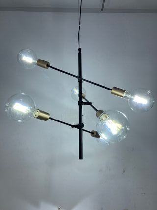 Lampadario orientabile metallo