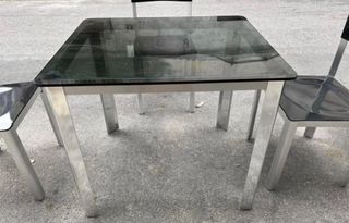 Tavolo in acciaio anni 70/80