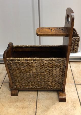 Portariviste in legno stile etnico