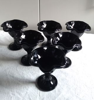 6 coppe in vetro