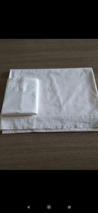 lenzuolo+ federa vintage 