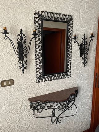 Specchio + Consolle in granito