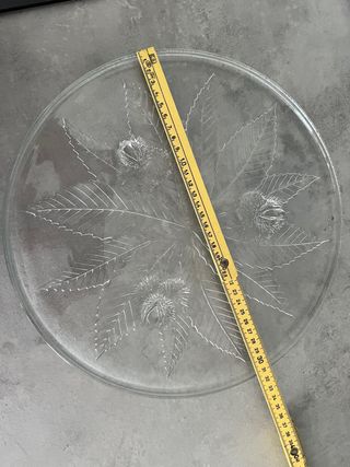 Piatto in vetro
