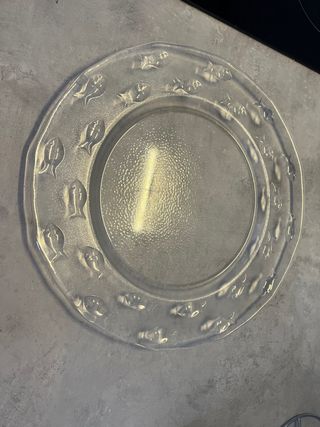 Piatto in vetro