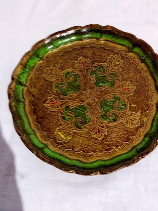 vassoio in legno, atte Fiorentina