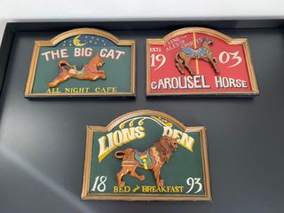 Quadretti in legno laccato 