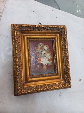 quadro dipinto a mano ad olio su tavola 