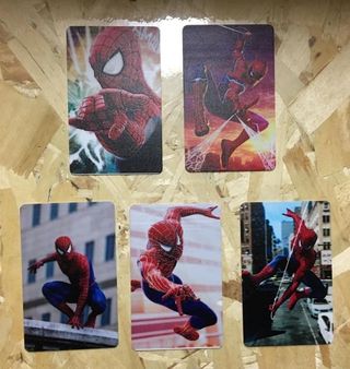 Set 5 pezzi Uomo ragno calamite