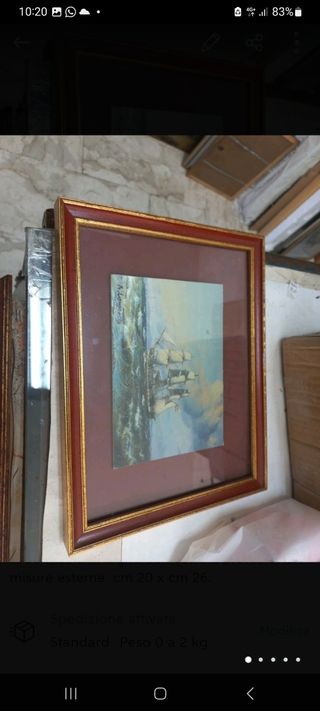 coppia di quadri dipinti 