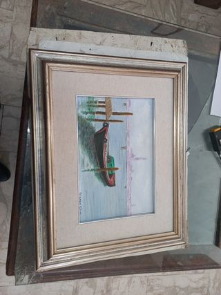 quadro dipinto a mano ad olio Colucci