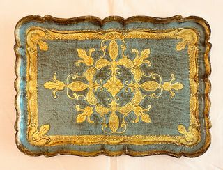 Vassoio di legno anticato