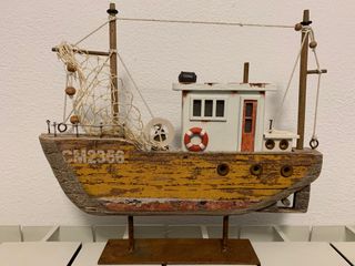 Barca soprammobile con LED