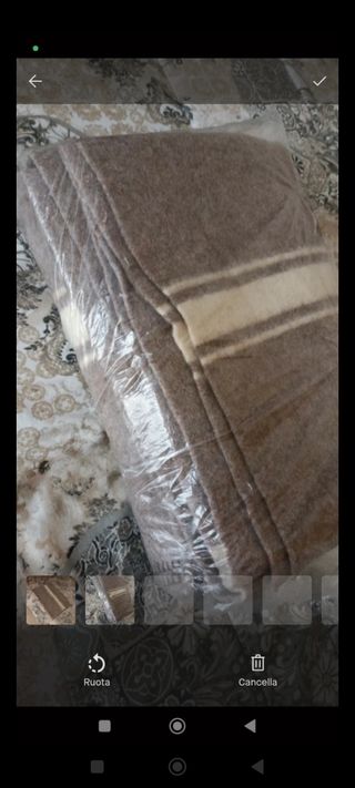 coperta singola militare pura lana 