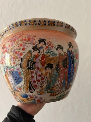 Vaso vintage ceramica Giappone 