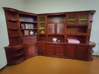 Libreria Con Credenza D'Epoca