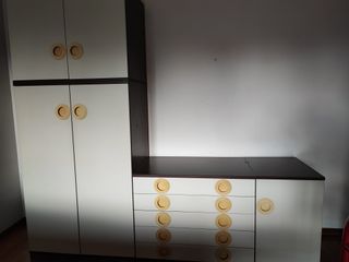 Armadio Con Cassettiera Vintage