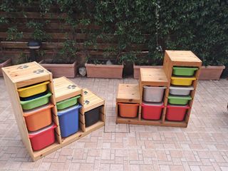 2 TROFAST, mobili giochi per bambini, Ikea (solo r