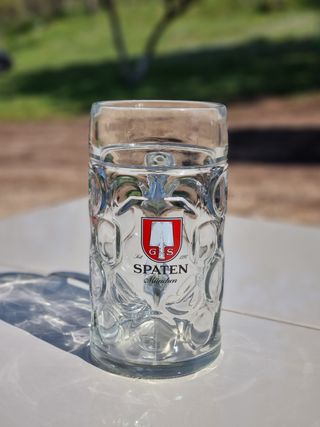 (Set) Spaten Munchen bicchieri birra con manico - 