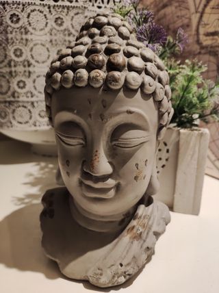 Testa di Buddha statua