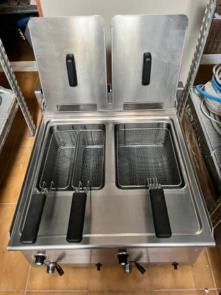 Friggitrice a gas Inox Professionale