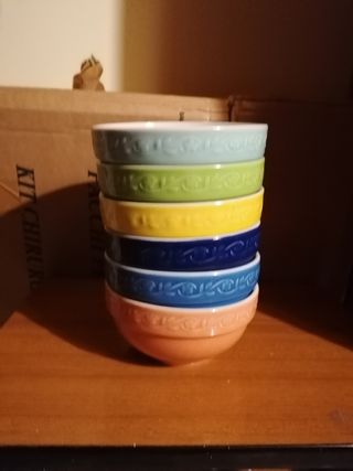 6 tazze da colazione