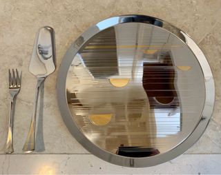 Set da dolce Morinox acciaio e oro zecchino