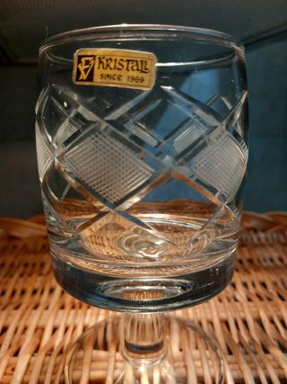 6 calici.  h 12cm      6euro 