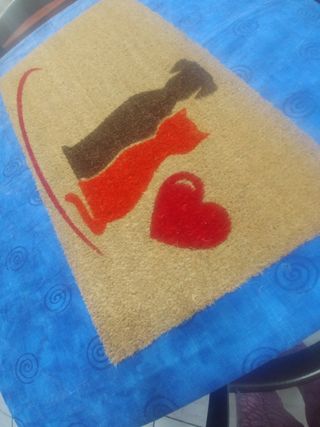 Tappeto zerbino bellissimo niovo animali