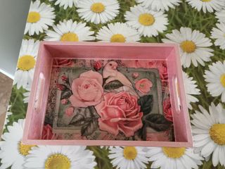 Gruppo vassoi decoupage 