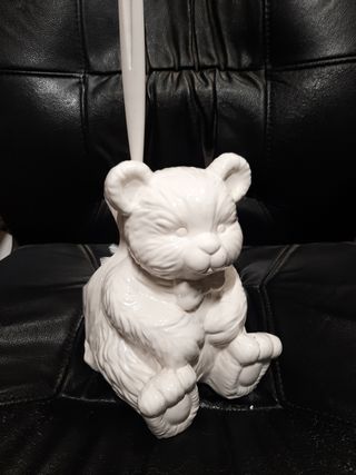 orsetto  con spazzola per wc