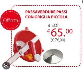 passaverdura  tupperware