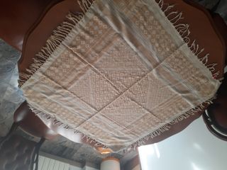 centro tavolo di cotone quadrato 94x94