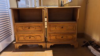 Coppia di comodini d'epoca